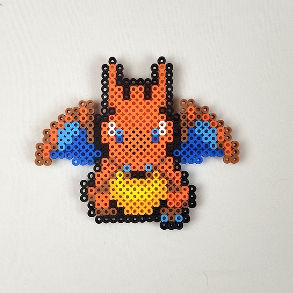 Handmade | Office | Pokmon Charizard Pixel Art Magnet | Poshmark